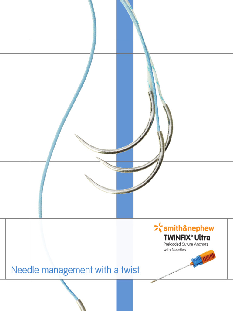 10600758a Twinfix Ultra Suture Anchors With Needles Sales Sheet | PDF ...
