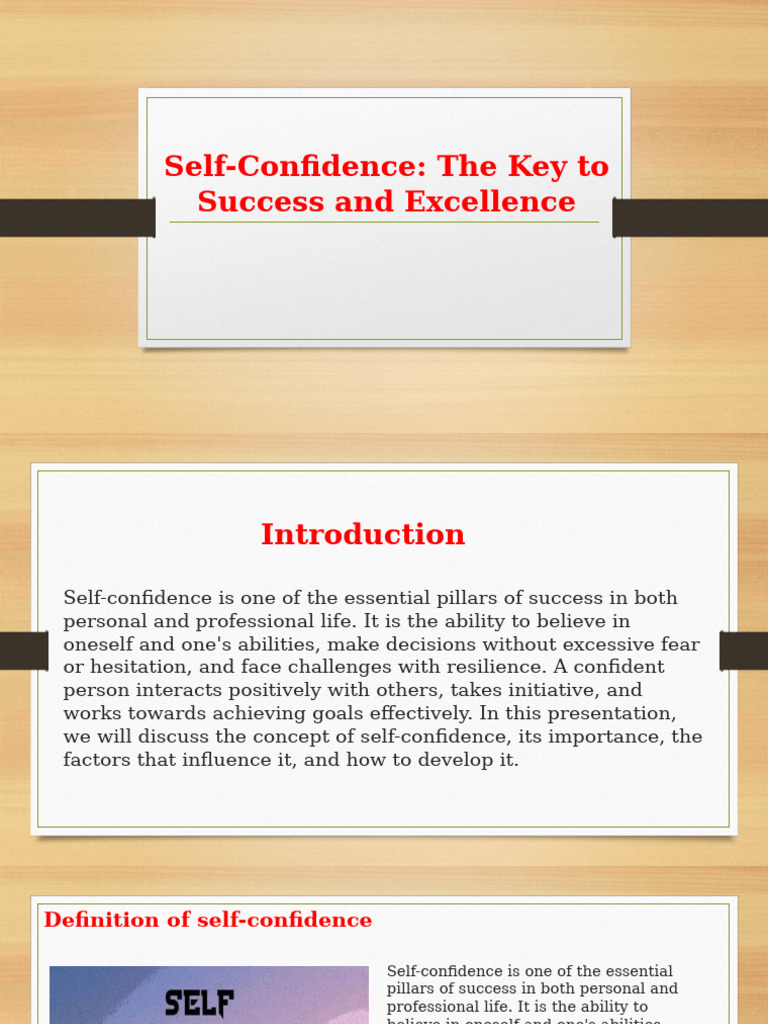 Self Confidence | PDF | Psychological Resilience | Psychology