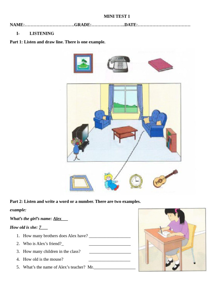 Mini Test 1 | PDF