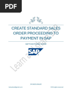 SAP Order to Cash Workflow | PDF | Receipt | Business
