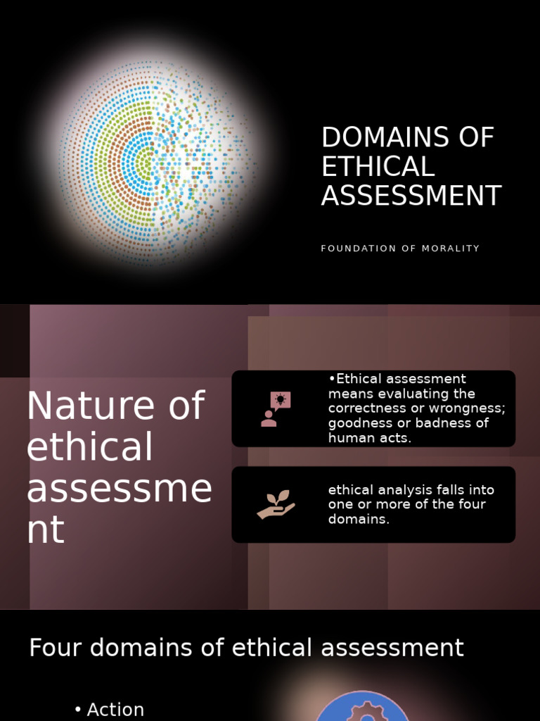 Four Domains of Ethical Assessment | PDF | Virtue | Virtue Ethics