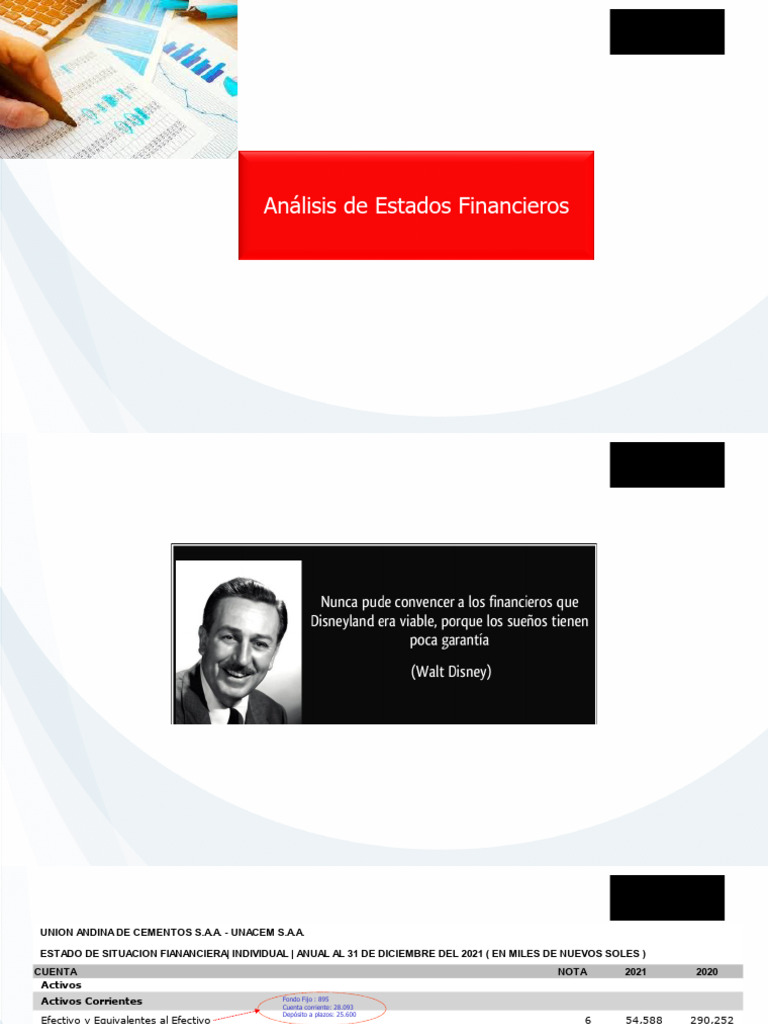 Analisis Eeff 2021 2020 Julio 2024 | PDF | Rentabilidad sobre recursos propios | Estado de ...