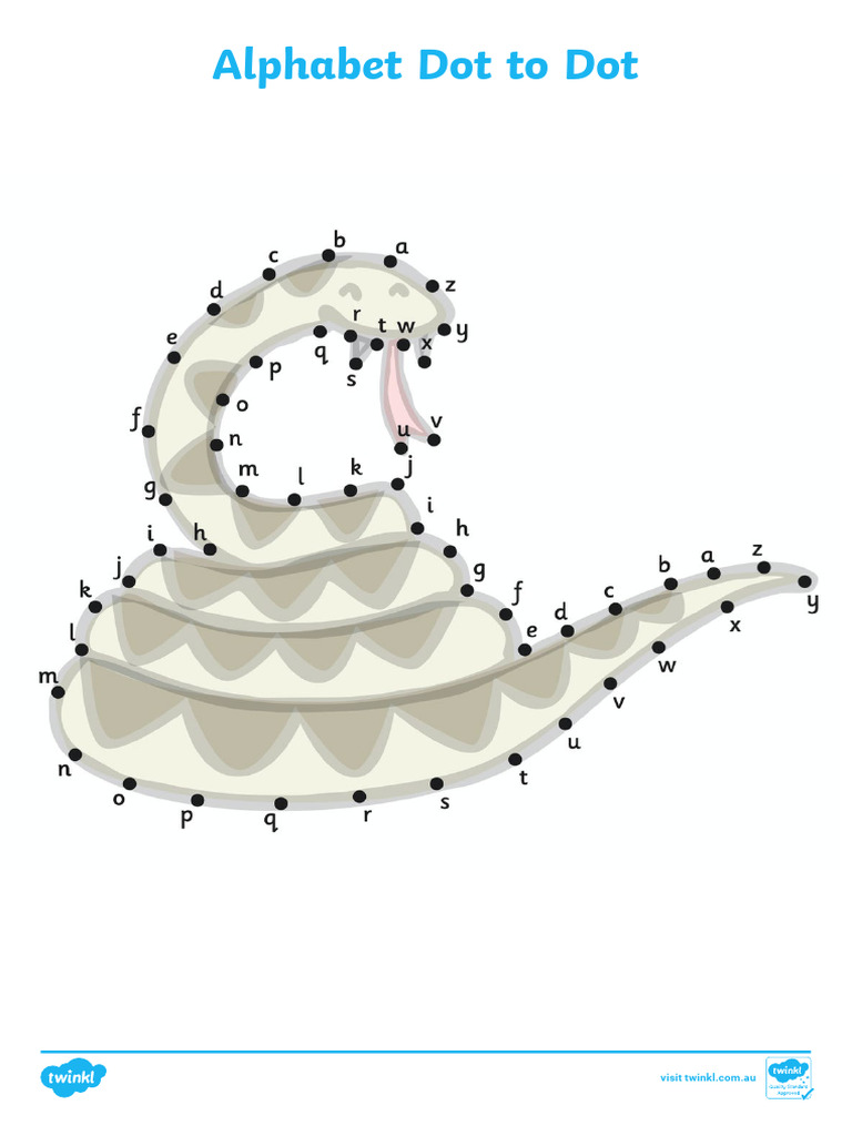 Alphabet Dot To Dot | PDF