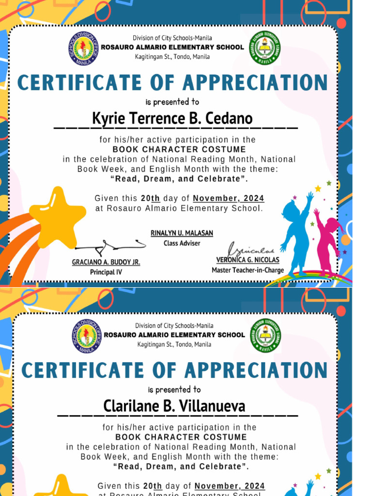 Certificate Costume | PDF