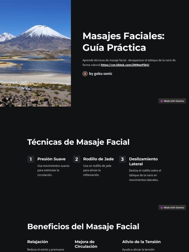 Masajes Faciales Guia Practica | PDF | Masaje