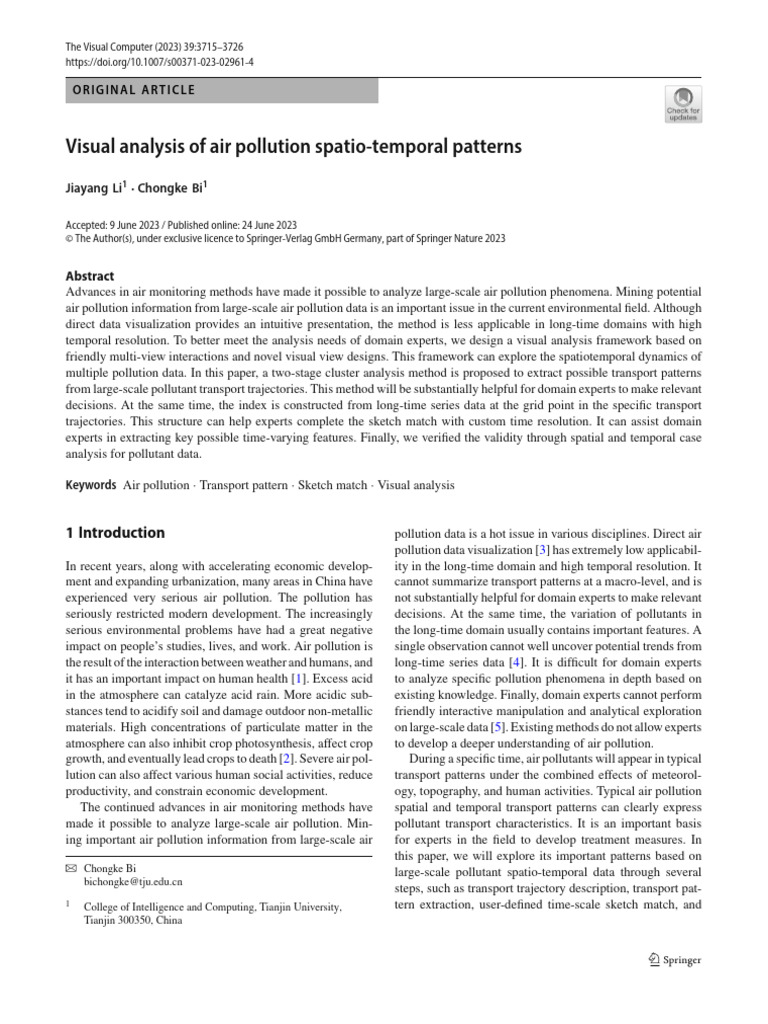 Visual Analysis of Air Pollution Patterns | PDF | Cluster Analysis | Data