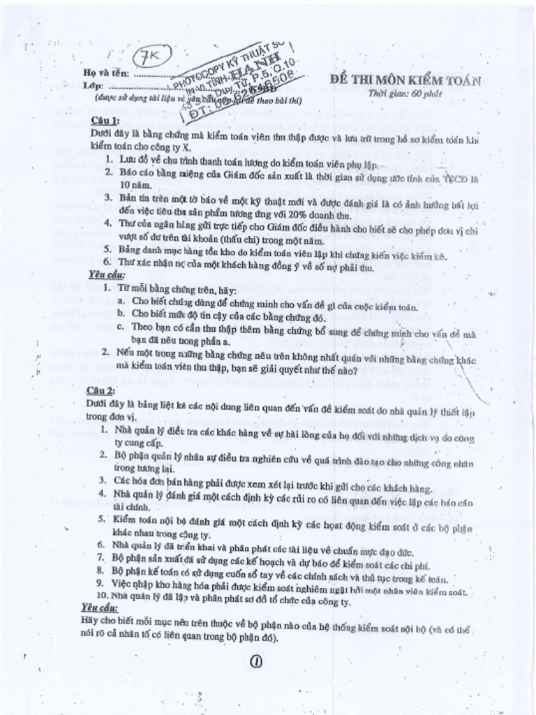 Trắc Nghiệm Kt - File 3 | PDF