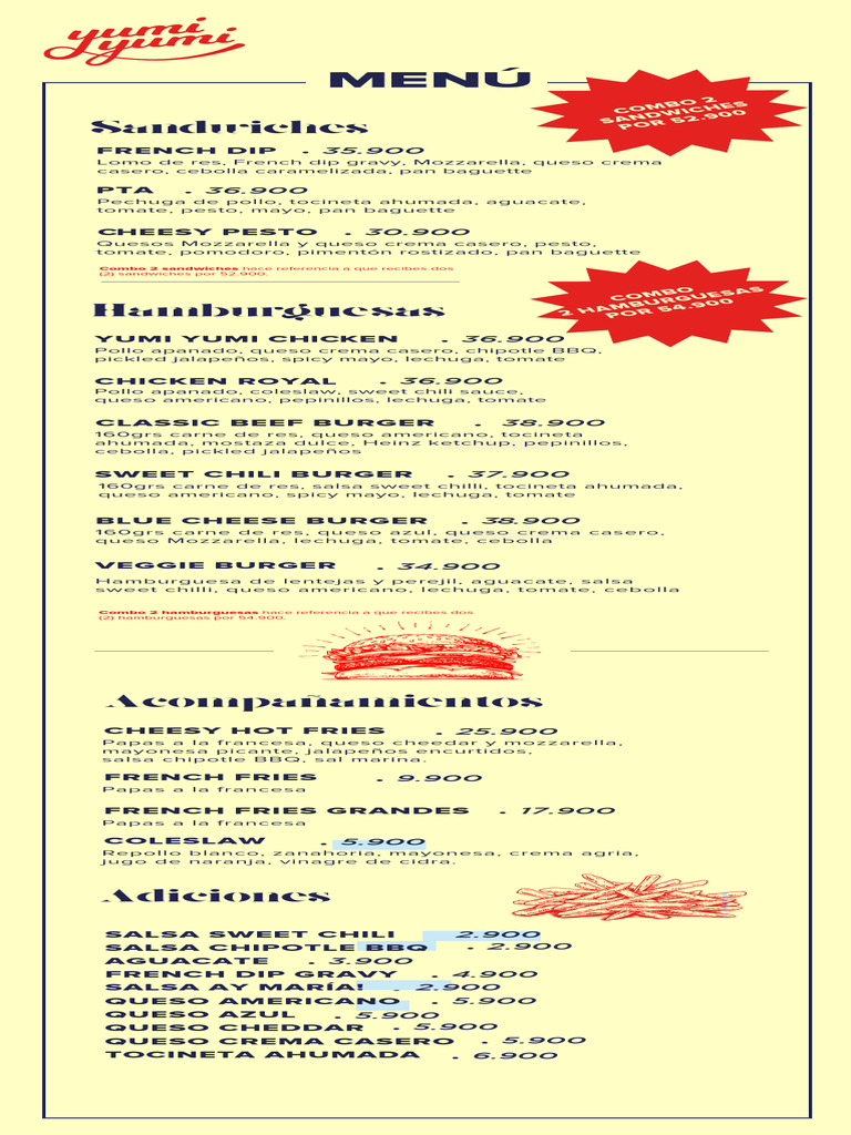 YUMI YUMI Menu Calle 82 Febrero 2025 | PDF | Martini (Cóctel) | Cocina