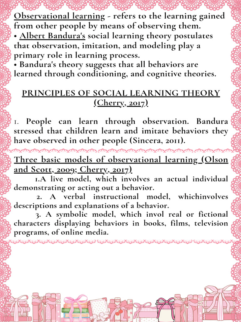 UNIT 3 TOPIC 2 - 1st Presentation | PDF | Learning | Imitation