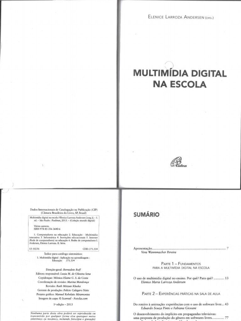 Uso de Multimídia Digital No Ensino Andersen 2013 | PDF