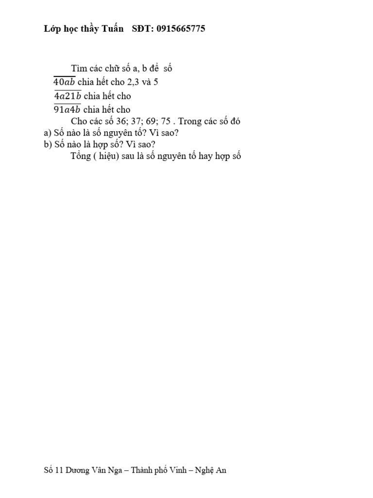 BTVN 6A2 Ngày 21-09 | PDF
