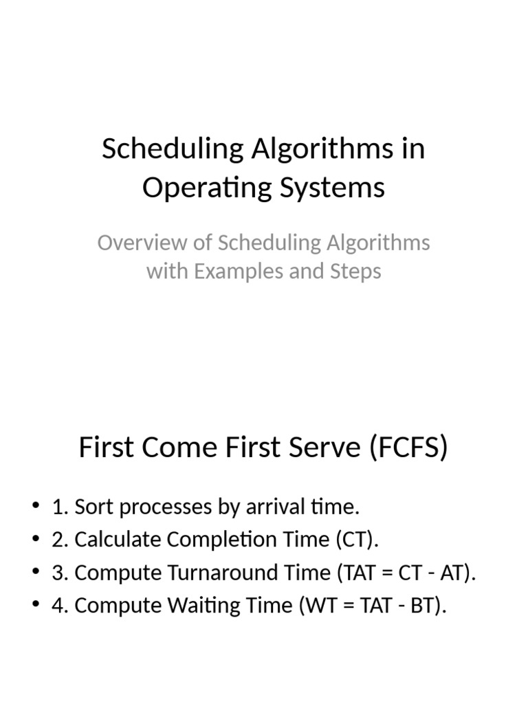 Scheduling_Algorithms | PDF