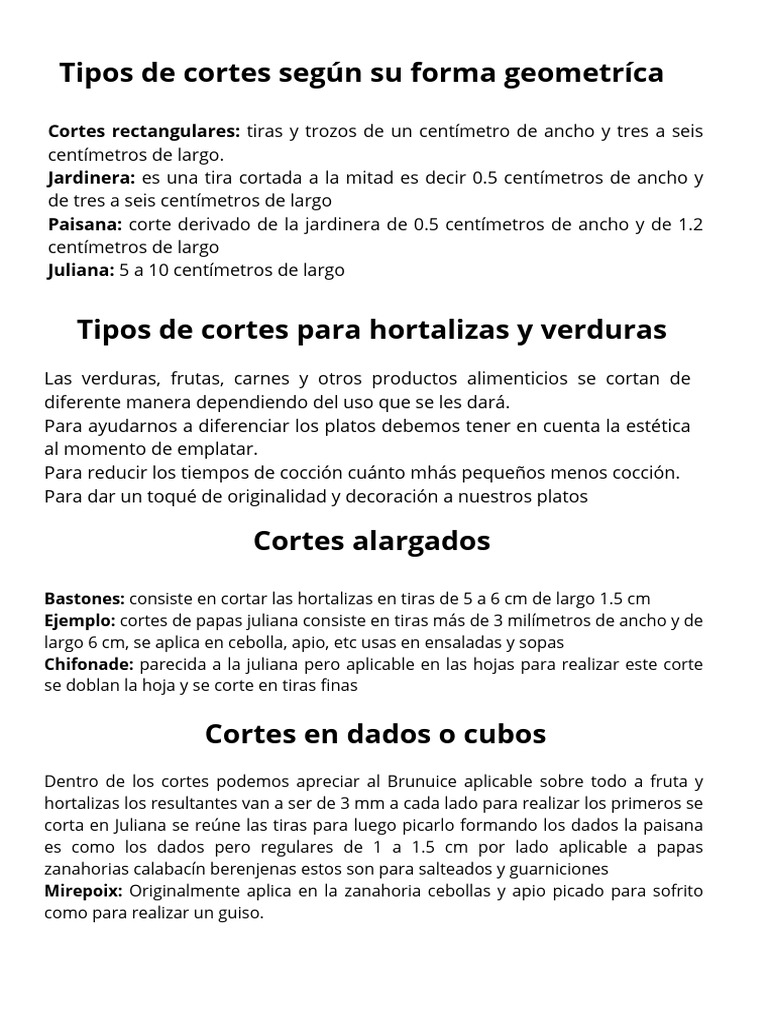Tipos de Cortes Según Su Forma Geometríca - 20250307 - 231114 - 0000 ...