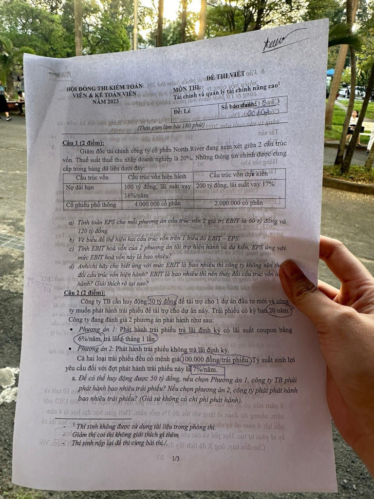 CPA 2023 - Tai Chinh - Le | PDF