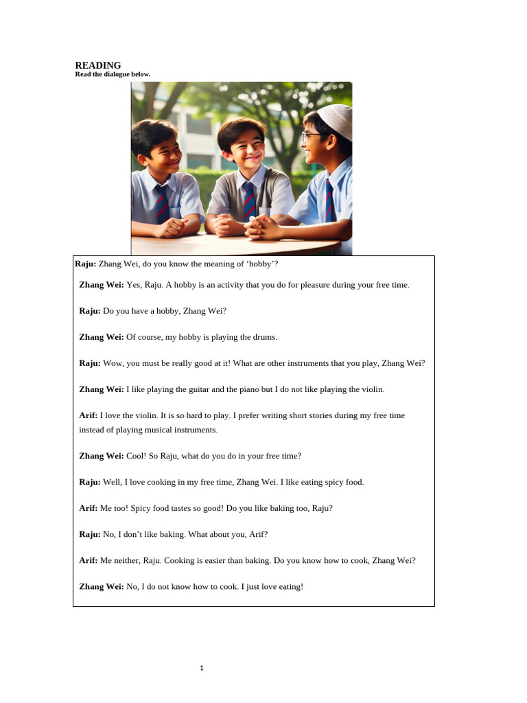 Reading + Writing For Weak Students - Hobby | PDF