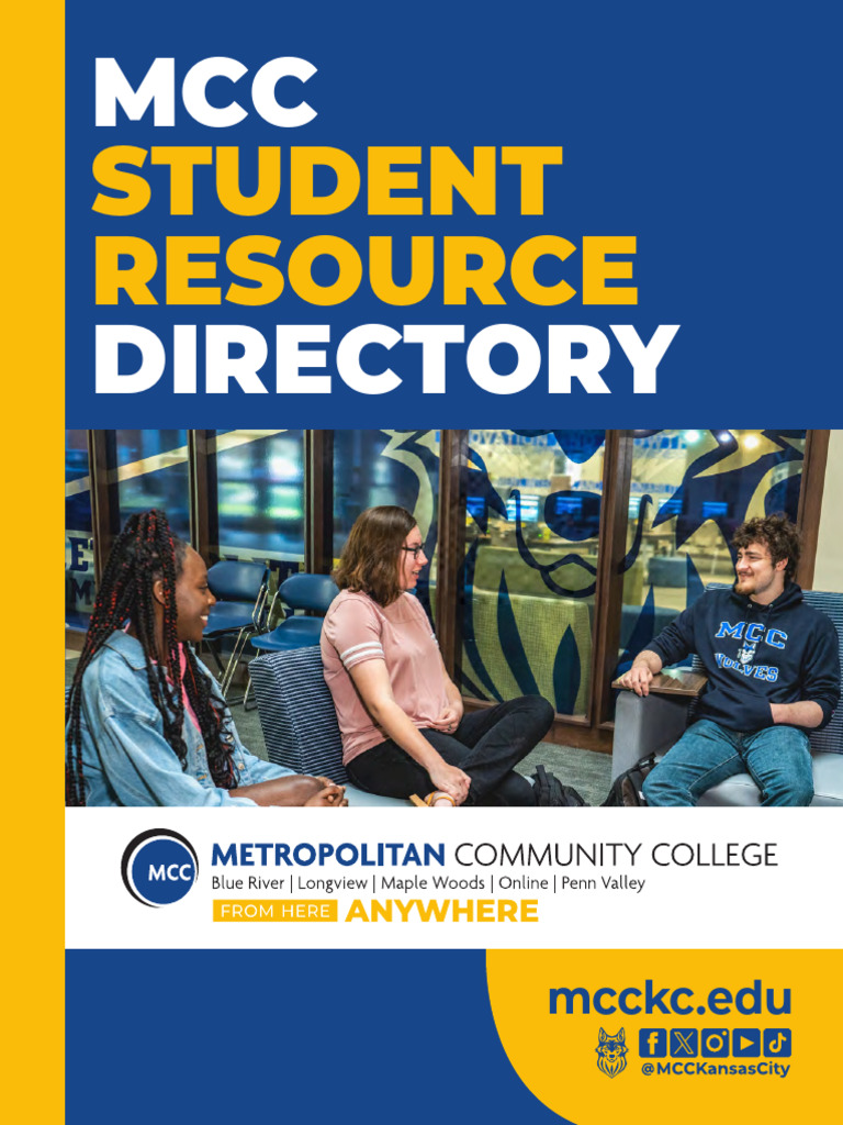 MCC Student Resource Directory | PDF | Libraries | Student Financial ...