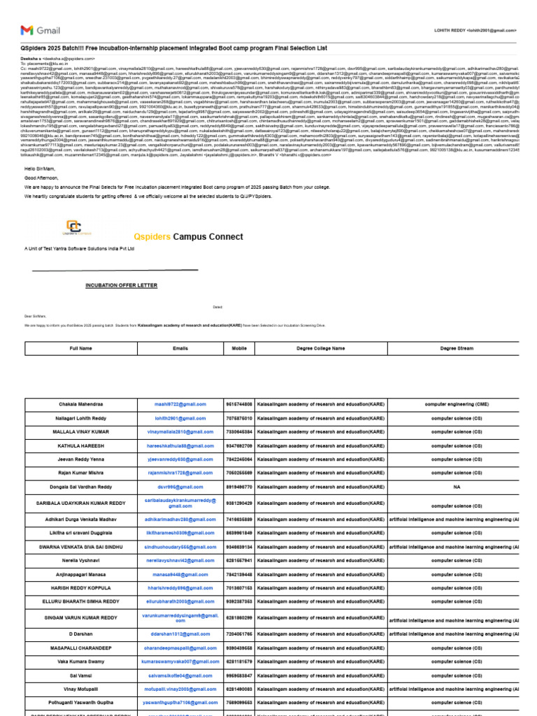Gmail - QSpiders 2025 Batch!!! Free Incubation-Internship Placement Integrated Boot Camp | PDF ...
