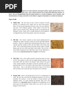 Types of Soil NCERT Class10 | PDF