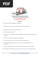 PLE SST 2024-A Revised Past Paper Guides | PDF