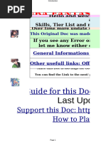 PGR Character Build Guide | PDF