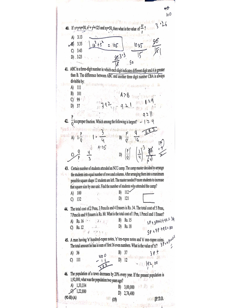 Jkpsc Prelims Csat Gs 2 (1) | PDF