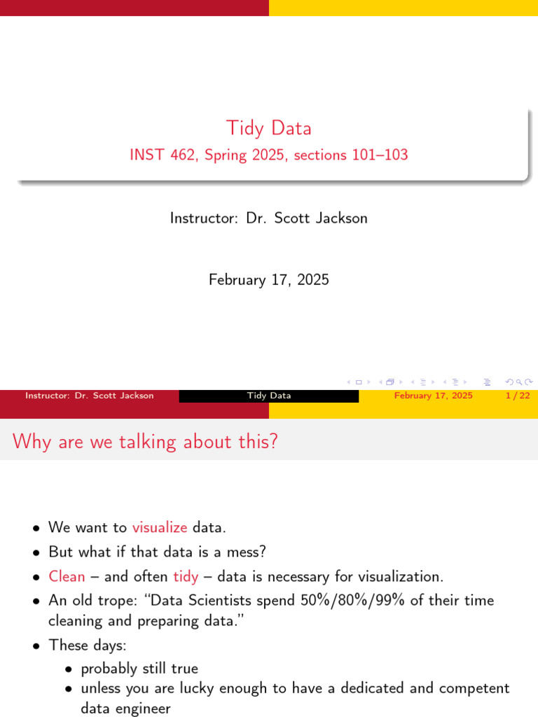 Understanding Tidy Data Principles | PDF | Comma Separated Values ...