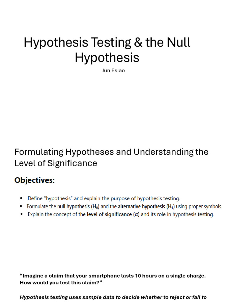 Hypo-testing-stud-copy | PDF