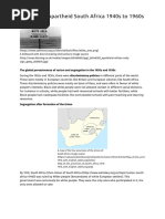 Lesson Plan GR 9 SS History T3 W3 | PDF | Apartheid | Racial Segregation