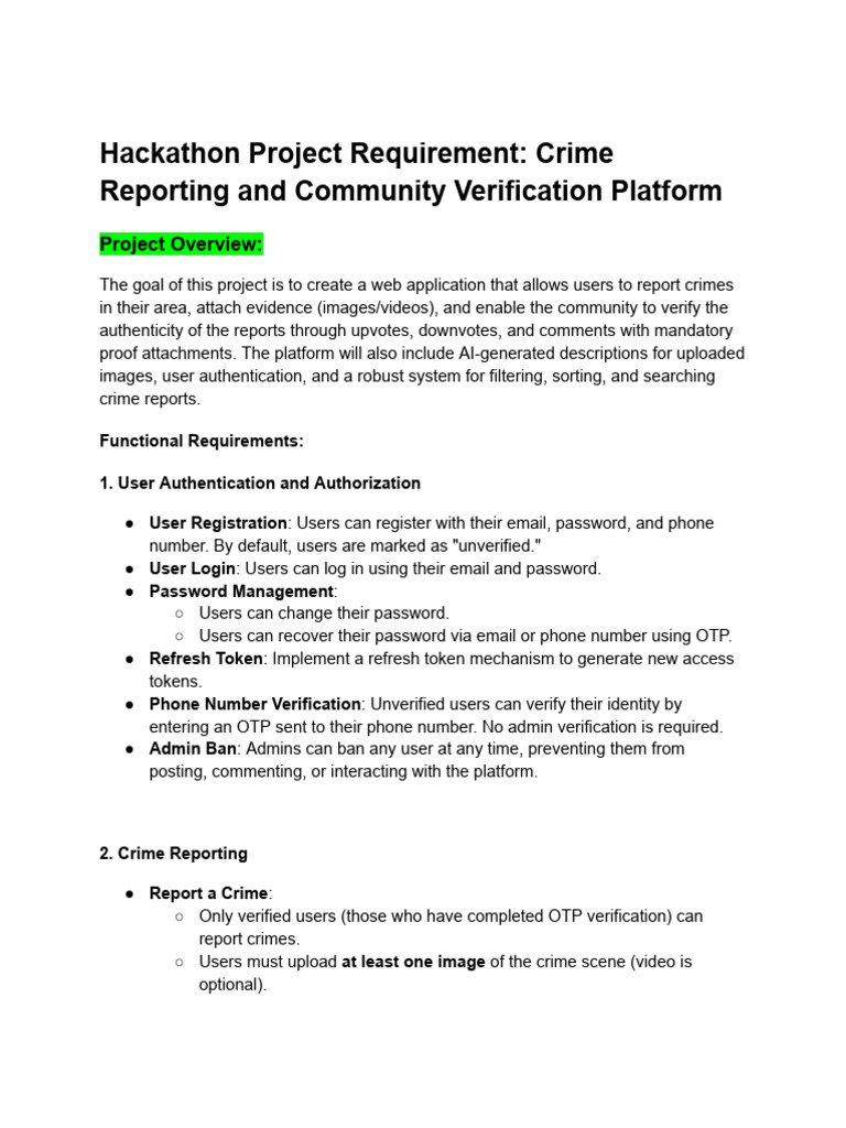 NSU WebXtreme Hackathon 2025 Project Description | PDF | Password | Databases