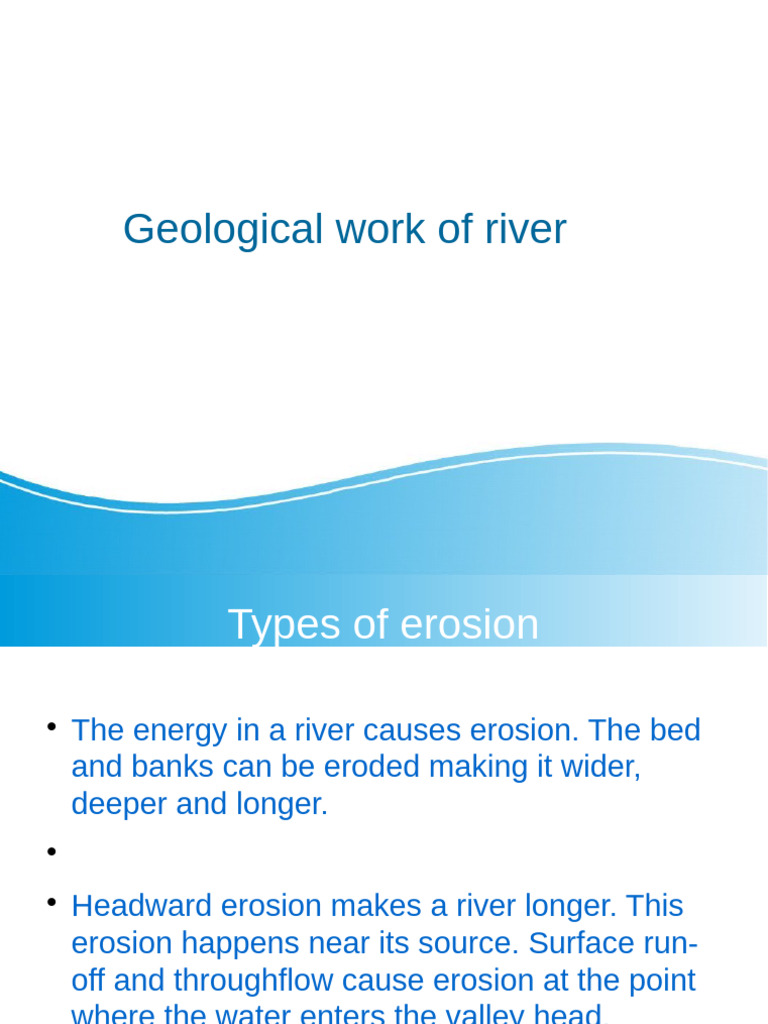 Geological Work of River | PDF
