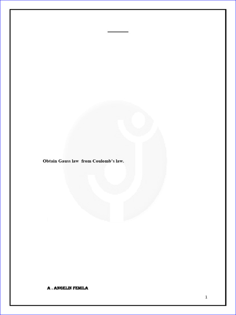 12th Physics EM 3 Mark 5 Mark Study Materials English Medium PDF Download | PDF | Electric Field ...