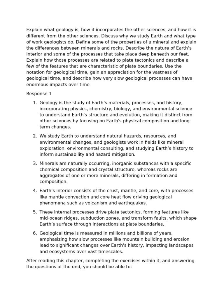 Understanding Geology: Earth Sciences Explained | PDF | Volcano ...