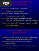 Igneous Rock Identification Guide | PDF