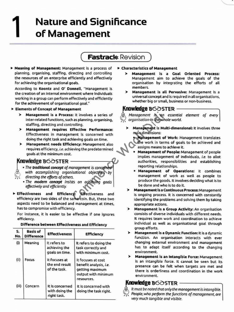 Bst All Chapters Notes | PDF | Goal | Business