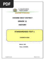 Grade 12 History ATP 2025 Overview | PDF