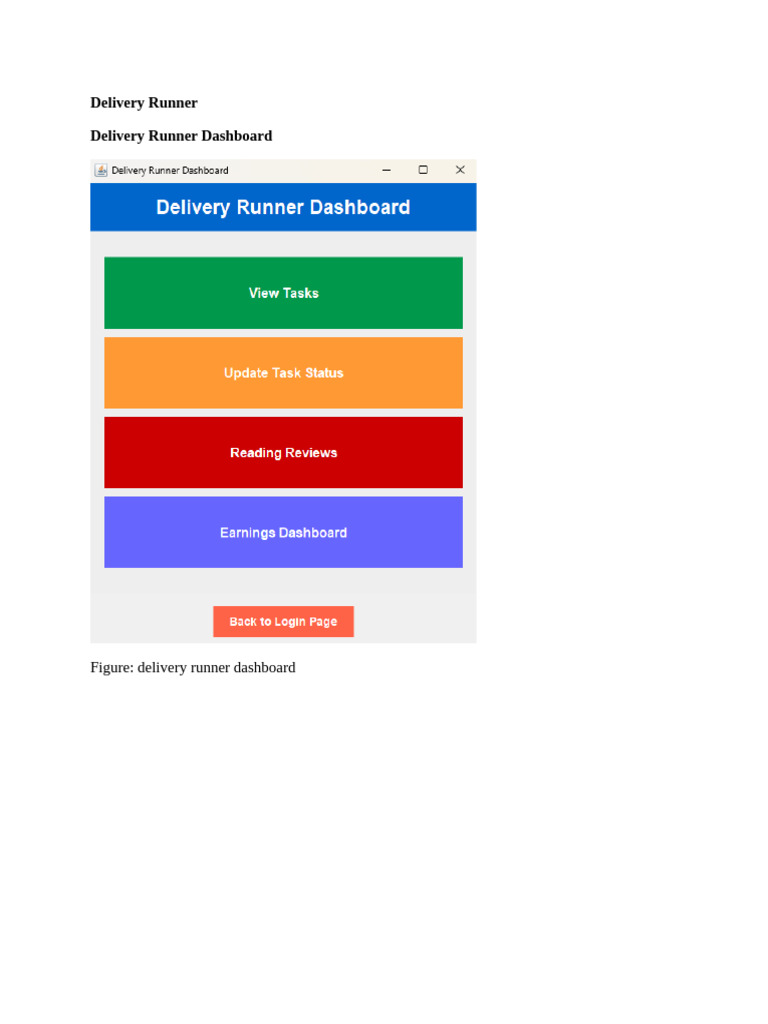 Delivery Runner | PDF