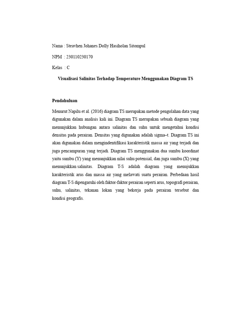 170 - Steavhen Johanes Dolly Hasiholan Sitompul - Visualisasi Diagram TS | PDF