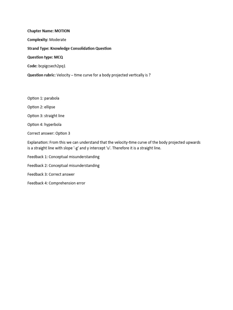 KCQ-Motion (reviewed) | PDF | Acceleration | Velocity