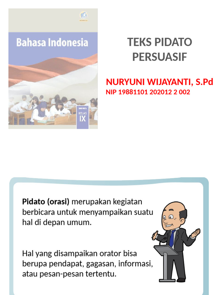 Teks Pidato Persuasif | PDF