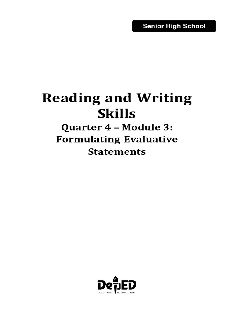 Reading and Writing Activities April 29 302024 | PDF | Argument | Poetry