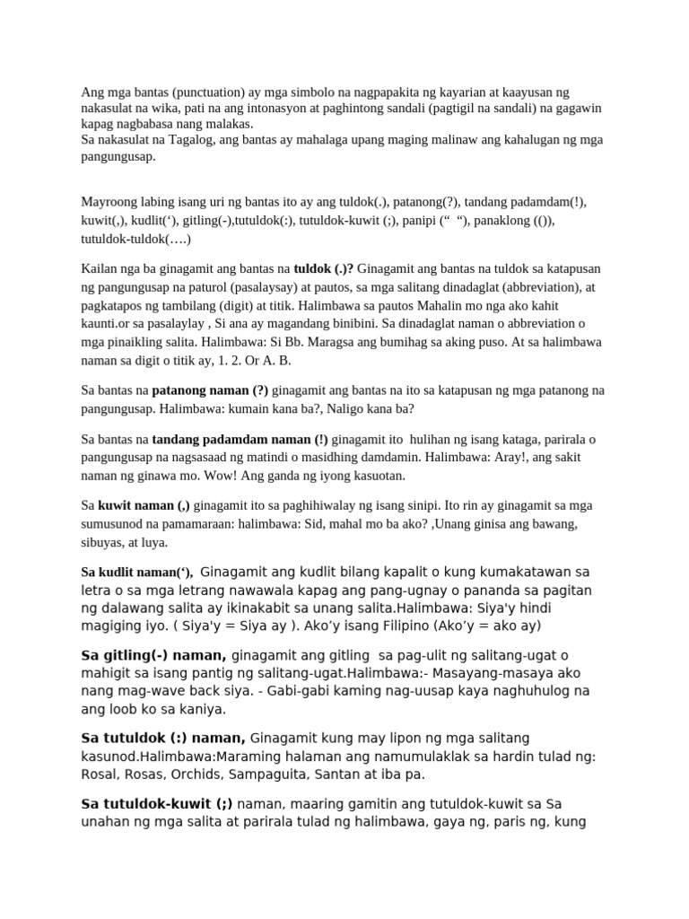 Filipino 104 Report | PDF