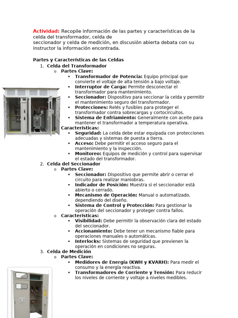 3.tranformador Celdas | PDF | Transformador | Relé