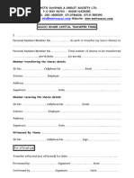 Agrahara Gold Silver Reg Form-E | PDF