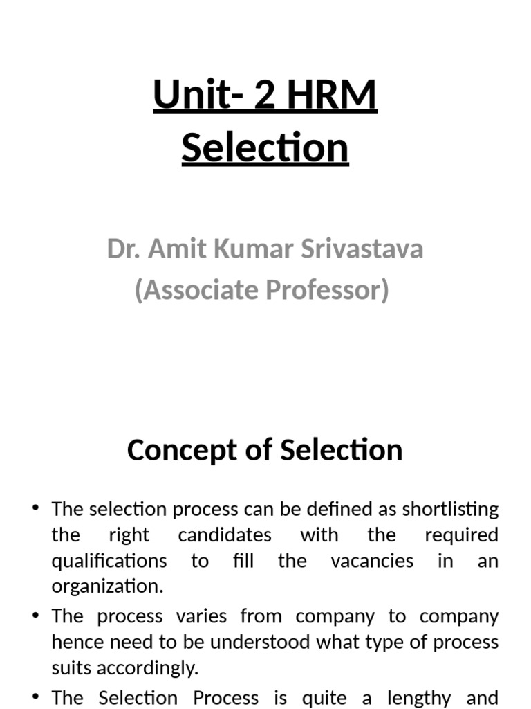 Selecton HRM | PDF | Validity (Statistics) | Intelligence