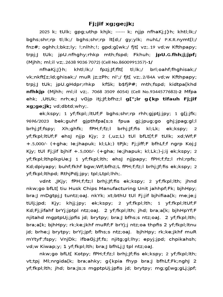 Karthik - Gomathi - Kuthakai - Reg | PDF