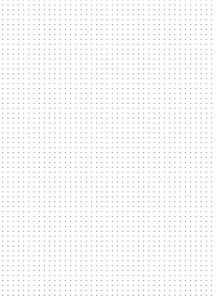 Dot Grid A4 5mm With Margin | PDF