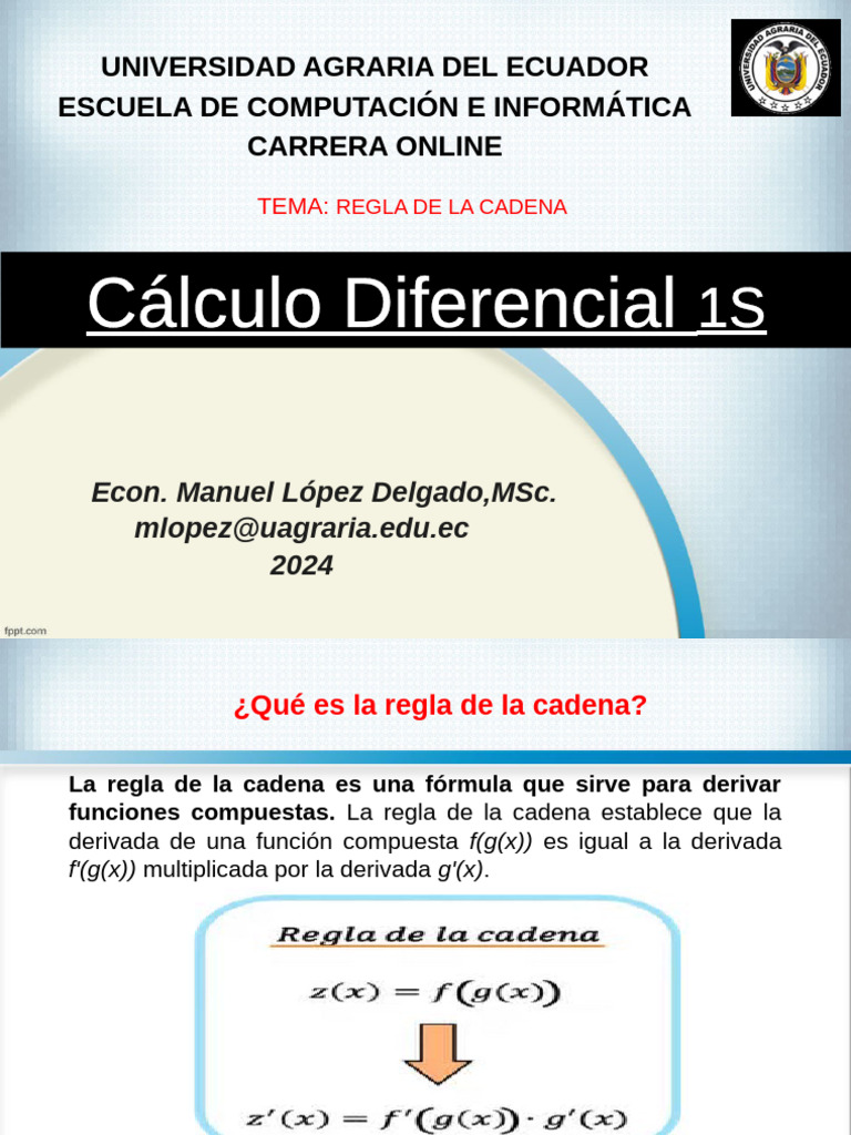 Reglas de La Cadena | PDF