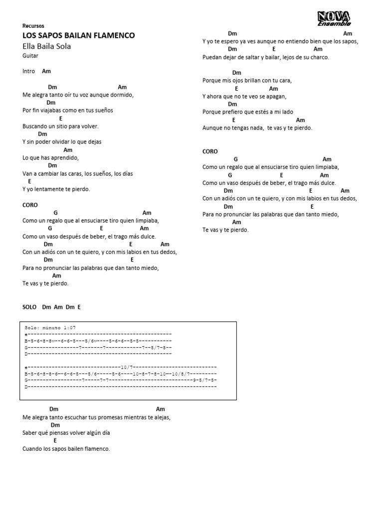 Los Sapos Bailan Flamenco | PDF