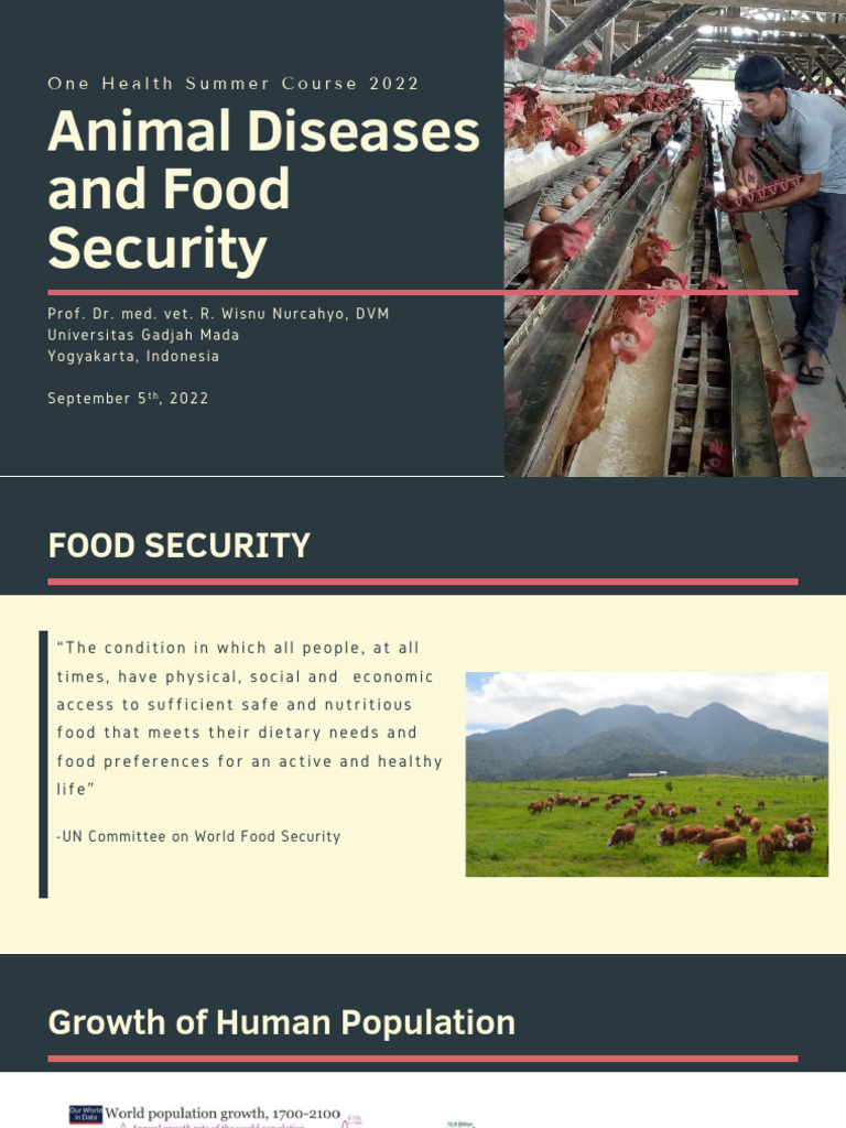 Animal Diseases Impacting Food Security | PDF | Salmonella | Avian ...