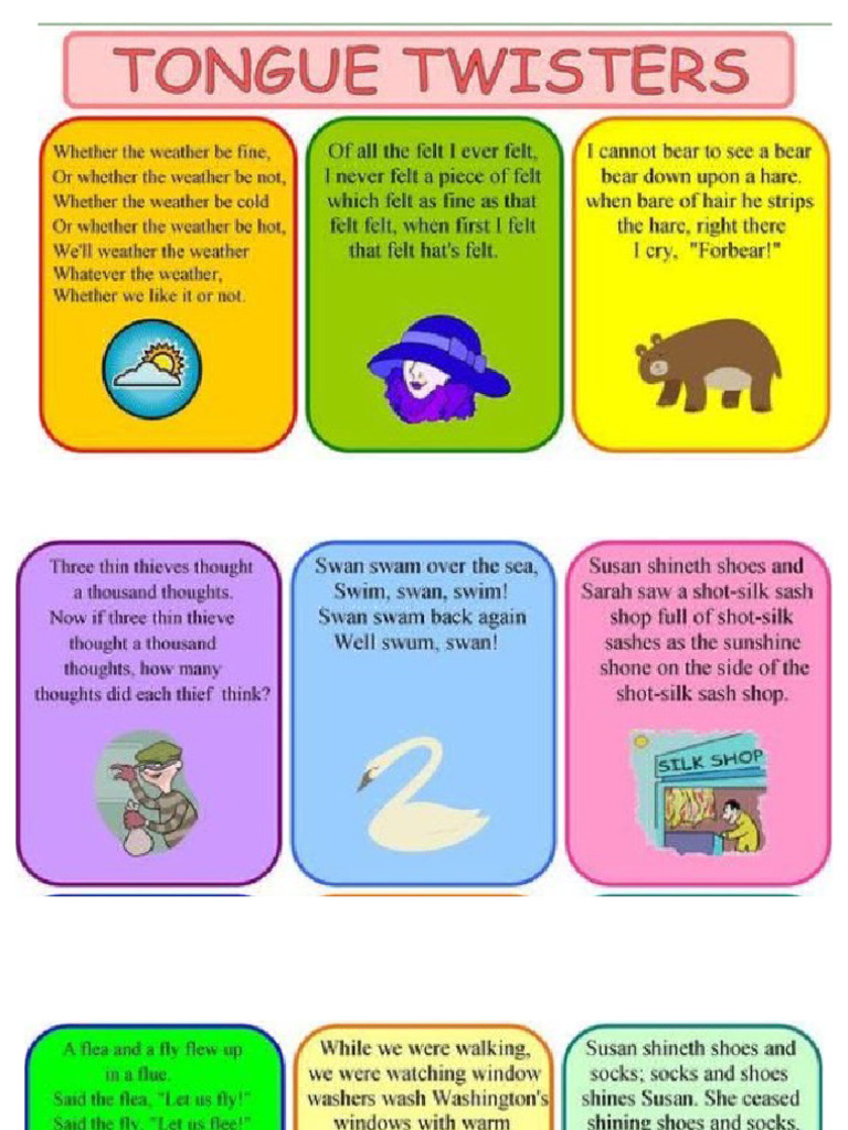 Tongue Twister | PDF